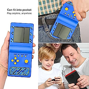 Large Screen Nostalgic Puzzle Player Handheld Brick Game Console Classic Video Game Console Built-in 23 Games