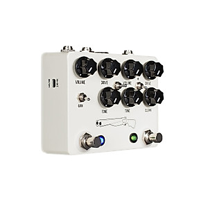 JHS Double Barrel V4 Dual Overdrive Guitar Effects Pedal