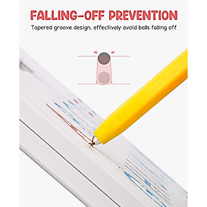 GAMENOTE Double Sided Magnetic Letter Board - 2 in 1 Alphabet Magnets Tracing Board for Toddlers ABC Letters Uppercase & Lowercase Practicing Learning Education Toys