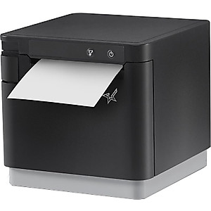 Star Micronics mC-Print3 3-inch Ethernet (LAN) / USB / Lightning Thermal POS Printer with CloudPRNT, Peripheral Hub, Cutter, and External Power Supply - Black