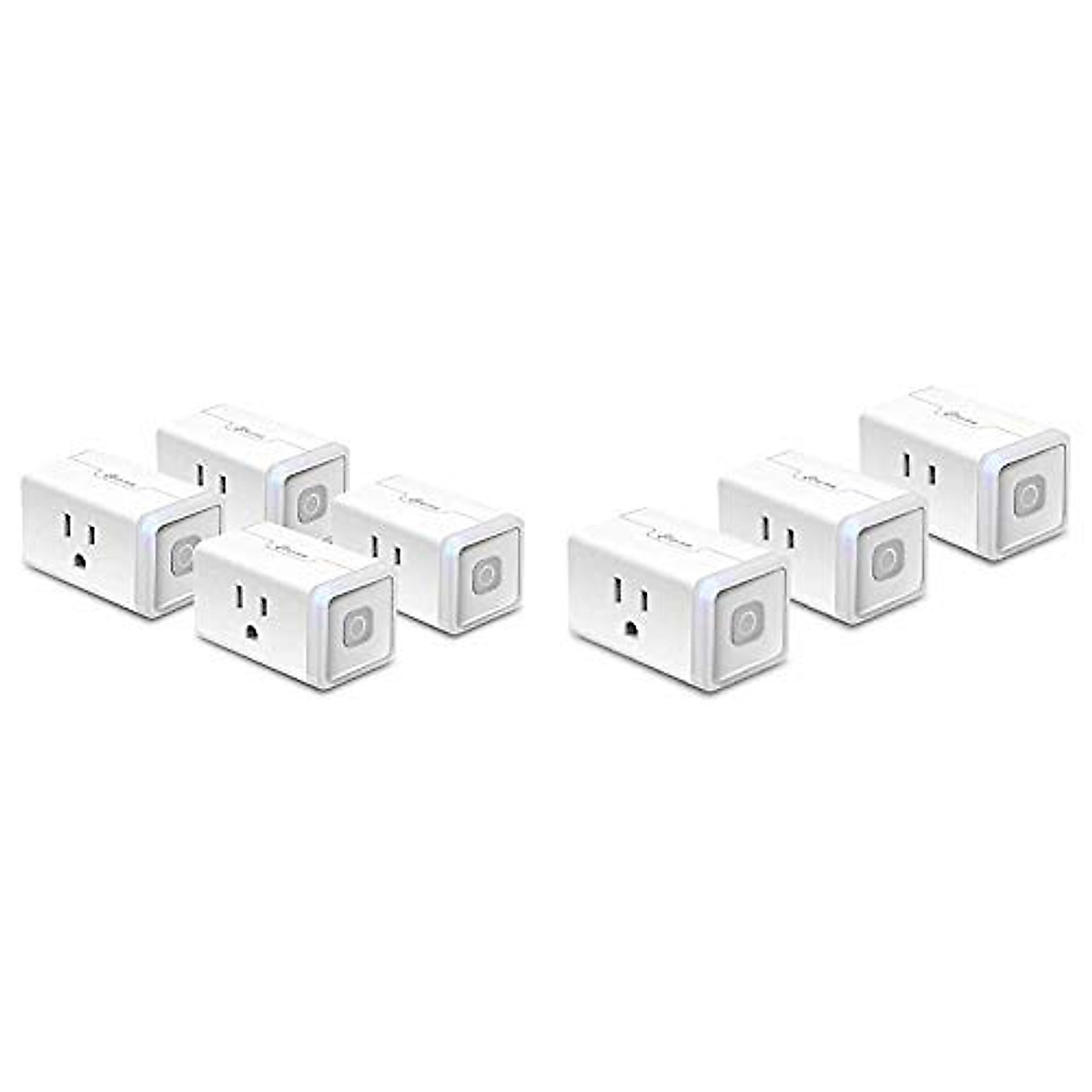 Kasa Smart Plug by TP-Link, Smart Home WiFi Outlet,12 Amp, 4-Pack & Plug by TP-Link, Smart Home WiFi Outlet Works with Alexa, Echo, Google Home & IFTTT, No Hub Required, Remote Control, 12 Amp,3-Pack