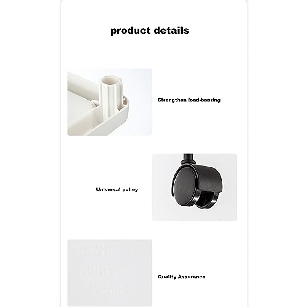 DELURA Slim Storage Cart with Wheels, 4 Tier Bathroom Storage Organizer Rolling Utility Cart for Bathroom Kitchen Laundry Room Office Narrow Place