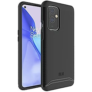 TUDIA DualShield Designed for OnePlus 9 Case 5G [NA/EU Version], [Merge] Shockproof Dual Layer Military Grade Drop Protection Slim Protective Case - Matte Black