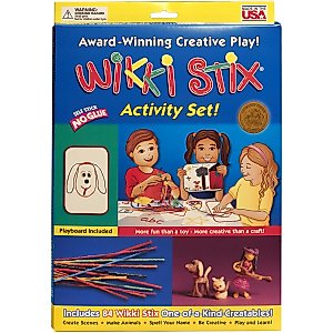 Wikki Stix Activity Set - Arts & Crafts Playset for Preschoolers- Made in The USA