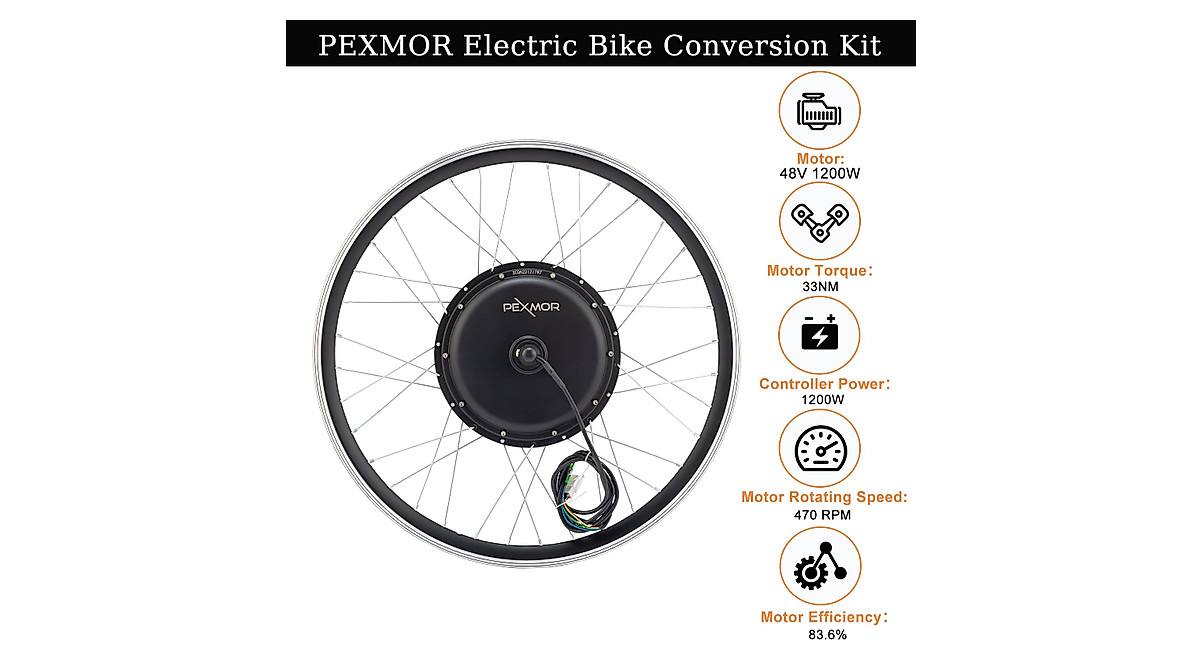Upgrade Your Ride with PEXMOR 1200W E-Bike Conversion Kit