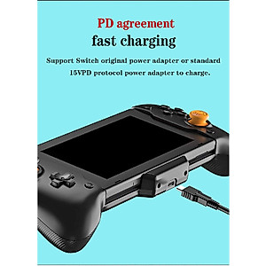 DOBE FOMIS ELECTRONICS TNS-19252 switch controller Plug and Play for N- Switch Charge and Play Games at Same time with six-axis Gyroscope Gravity Sensing Dual-Motor Vibration (19252C)