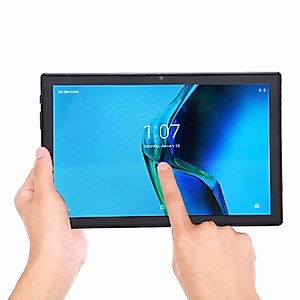 Gugxiom 10.1 Inch Android Tablet, M10, 8GB RAM 128GB ROM Android 11 Tablet, 10.1 inch IPS HD Display, GPS, FM, WiFi,Suitable for Study Work Game (Blue)