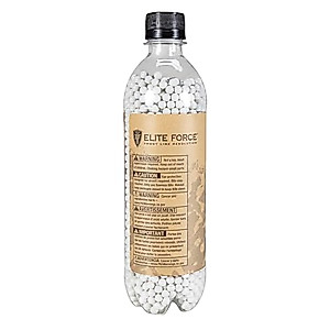 Elite Force Umarex Premium Biodegradable 6mm Airsoft BBS Ammo.20 Gram, 2700 Count, White, 2279-BIO