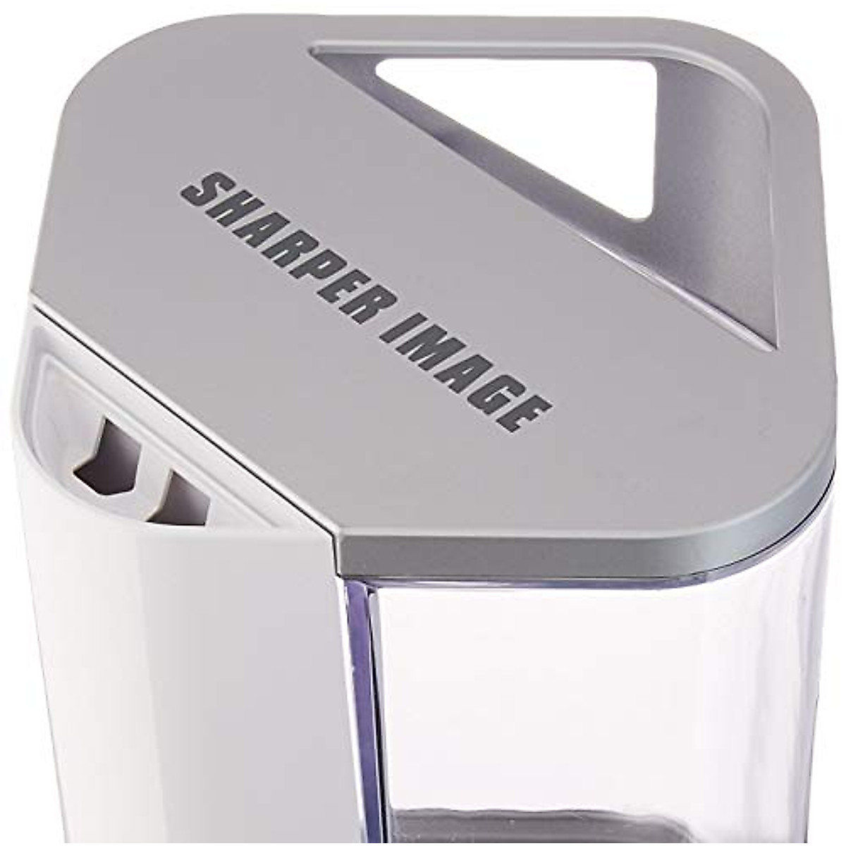 Sharper Image UHS1-SI Ultrasonic Cool Mist Humidifier, 1 Gallon, 2 Settings, Auto Shut-Off, Illuminated Touch Control, Low Water Indicator, Easy Fill Tank, 1.0 Gallon, Ash Woodgrain