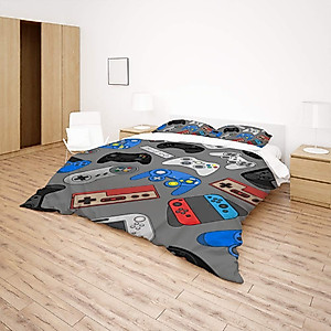 Find Sun Video Game Controller Duvet Cover Set Twin Bedding set Covers 1 Duvet Cover and 1 Pillow Shams without Comforter