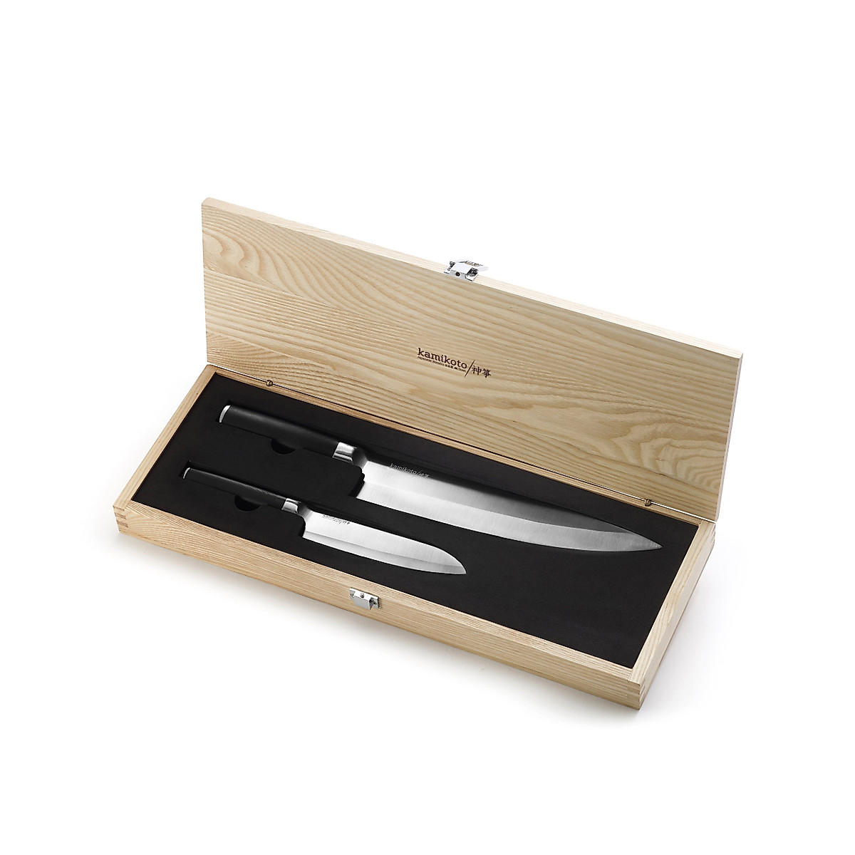 Kamikoto - Senshi Dual Knife Set with Wooden Display Stand