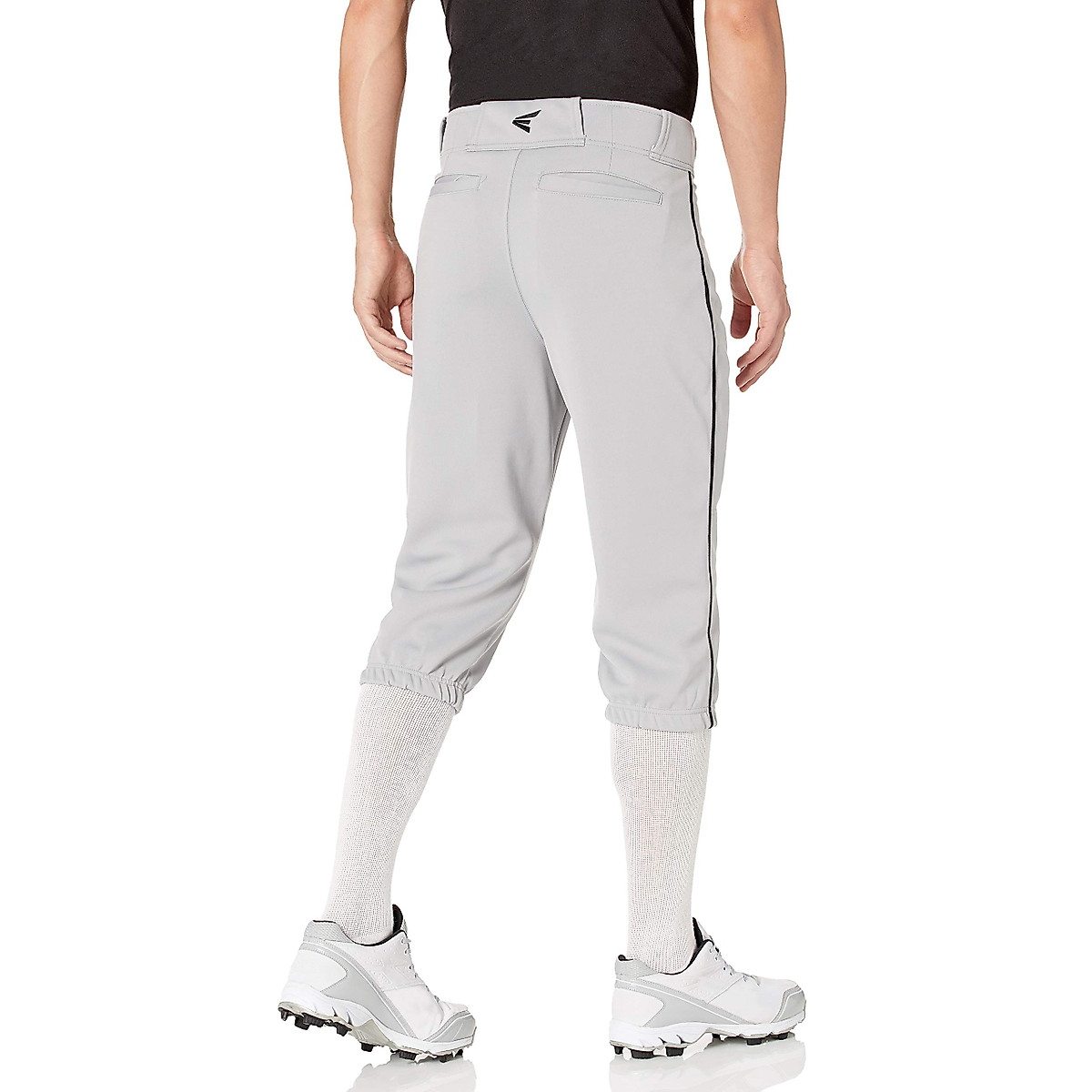 EASTON PRO+ KNICKER Baseball Pant | 2020 | Adult | Large | Grey Black | Scotchgard Stain Release + Moisture Wicking