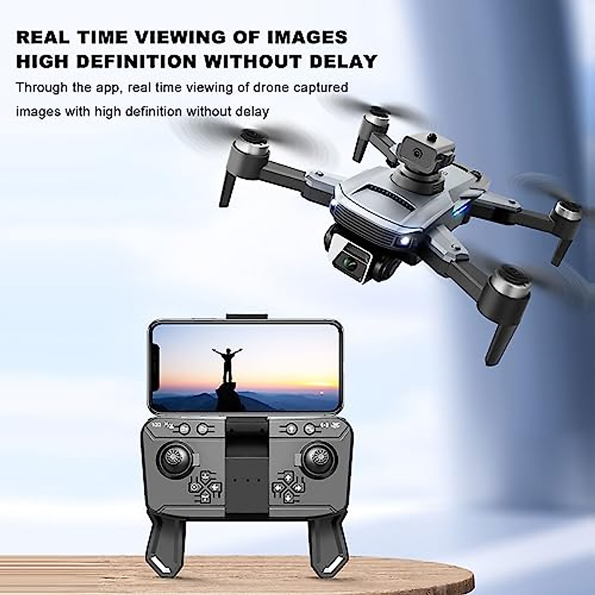 S99 Mini Drone with Dual Camera, HD Foldable FPV Drone, 4 Way Obstacle Avoidance, Optical Flow Visual Hovering, Drone for Adults and Kids
