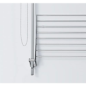 foxydry Wall Plus, Wall Mounted Drying Rack, Wall Clothesline, Laundry Drying Rack Foldable and Suspended Clothesline in Aluminium and Steel 152x52x137cm / 59.84x20.48x54 in (150 cm)