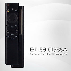 2021 Model BN59-01385A Replacement Remote Control for Samsung Smart TVs Compatible with Neo QLED, The Frame and Crystal UHD Series (Renewed)
