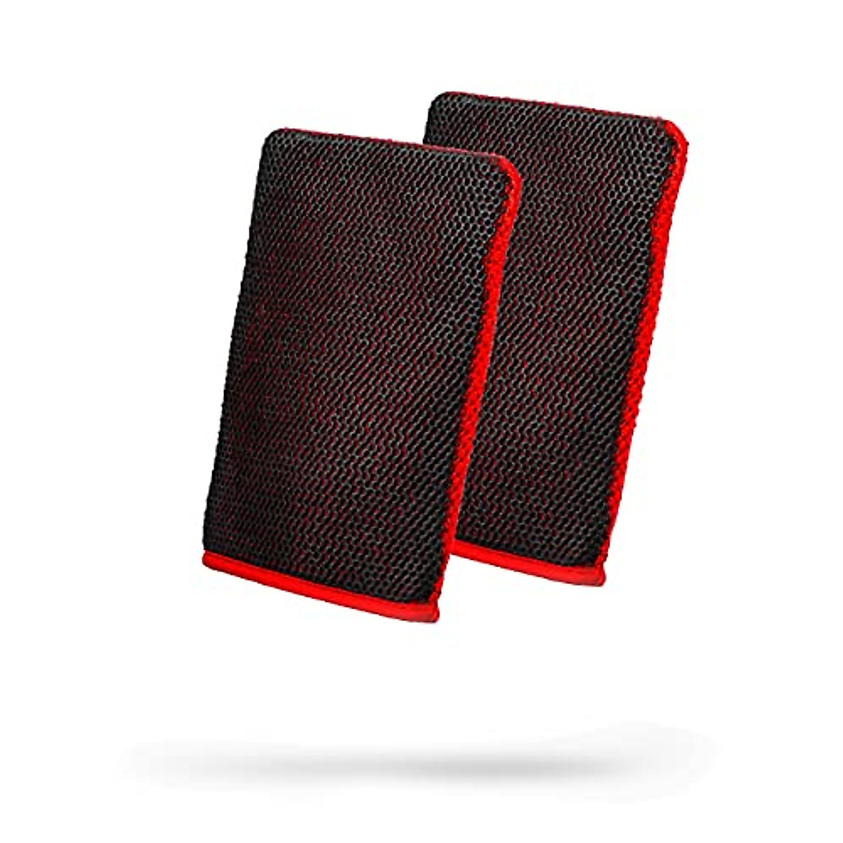 Adam's Clay Mitt (2 Pack) - Medium Grade Clay Bar Infused Mitt | Car Detailing Glove Quickly Removes Debris from Your Paint, Glass, Wheels, & More