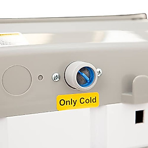 Avanti Portable Compact Washing Machine for Clothes/Laundry, 0.84 Cu. Ft. Capacity, Standard Sink/Faucet Attachment for Apartment, Dorm, RV, White