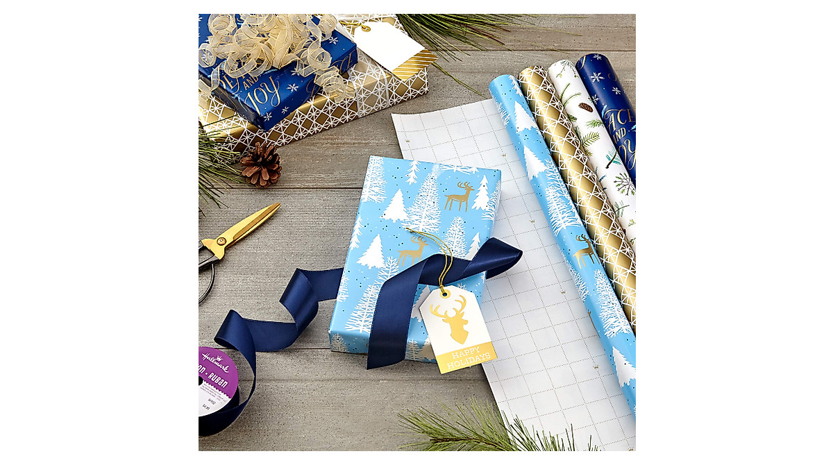 Hallmark Holiday Wrapping Paper Bundle - Quirky Christmas Designs