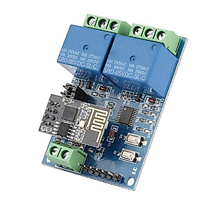 2 Channel Relay Smart Momentary Switch Relay Module for Smart Home Phone APP Remote Switch