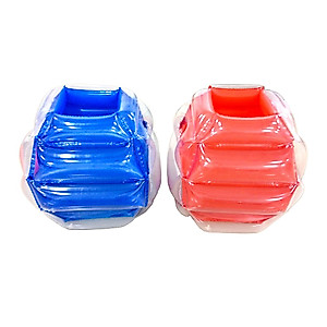 BANZAI: Bump N' Bounce Body Bumpers, A Game of Bumping & Bopping, 2 Bumpers Included in Red & Blue, Fun & Safe Cushion Inflatable Surface, For Ages 4 and up
