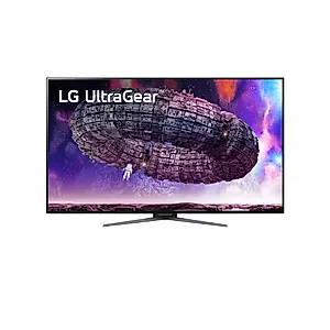 LG 48GQ900-B 48” Ultragear UHD OLED Gaming Monitor with Anti-Glare, 1.5M : 1 Contrast Ratio & DCI-P3 99% (Typ.) with HDR 10, .1ms (GtG) 120Hz Refresh Rate, HDMI 2.1,Black