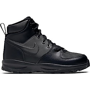 Nike Manoa LTR (Little Kid) Black/Black/Black