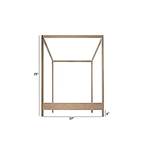 Full Size Canopy Bed Handmade in the USA