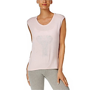 Gaiam Women's Dani Graphic T-Shirt (Chalk Pink, X-Small)