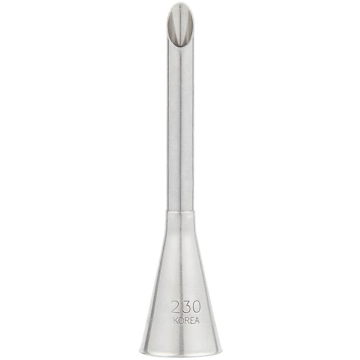 Ateco 230 2 7/8" Bismark Metal Piping Tip - Great for filling donuts, cupcakes, elclairs, and other pastries