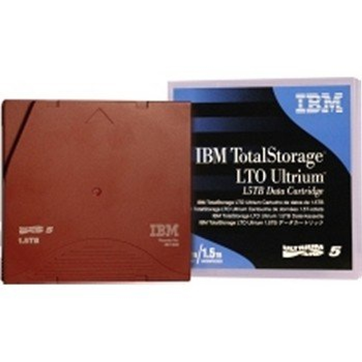 IBM LTO Ultrium-5 Tape, 1.5TB/3.0TB, 46 Count, Red, Tape