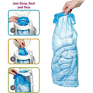 Careforbaby Diaper Pail Refill Bags (960 Counts) Fully Compatible with Arm&Hammer Disposal System - 32 Bags