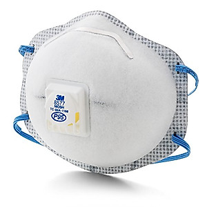 3M Particulate Respirator 8577, P95, with Nuisance Level Organic Vapor Relief (Pack of 10)