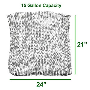 GiftExpress 15 Gallon Gopher and Vole Wire Speed Baskets, Plant Root Protector Gopher Baskets for Pests Repellent, Anti Gopher Baskets (4)