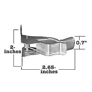 Harrier Wall-Mount Spring Clamps for Tools, Rakes and Brooms, 10-Pack