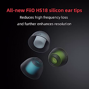 FiiO FH7S in-Ear Earphones High-Performance 1DD+4BA Hybrid Technology IEM Earbuds with 3.5/4.4mm Plug
