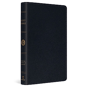 ESV Large Print Thinline Reference Bible (Black)