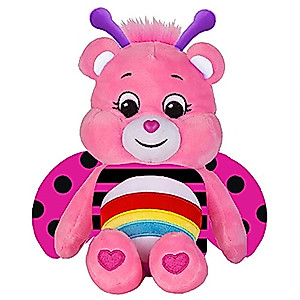 Care Bears Basic Bean Plush Spring Theme- Lady Bug Cheer Bear