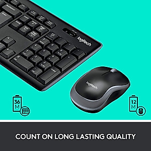 Logitech MK270 Wireless Keyboard and Mouse Combo — Keyboard and Mouse Included