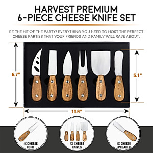 ICOSA Living LUNAR 6-Piece Stainless Steel + HARVEST 6-Piece Teak Wood Variety Bundle