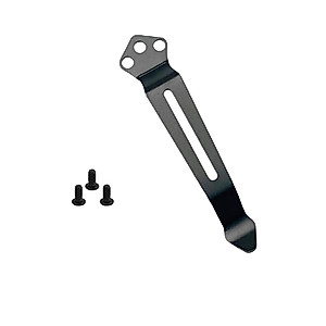 1x Black Deep Carry Pocket Knife Clip Replacement Tools Accessories + 3 Pocket Knife Screws Portable for Benchmade 535