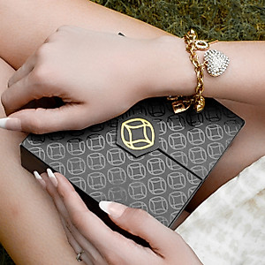 Aphrodite’s Magic in a Box Love Locked Charm Bracelets for Women, 9 fun Charms Bracelet with Deluxe Gift Box, Birthday Christmas Jewelry Gift for Girls, Mom, Wife, Sister and Friend