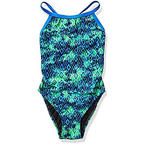 TYR Glacial Diamondfit, Blue/Green, 32