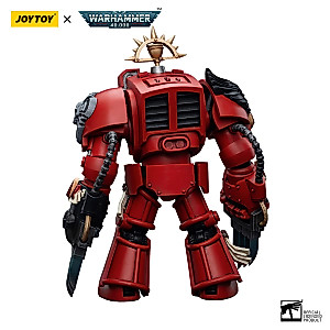 Joytoy 1/18 Action Figure Warhammer 40k Mecha 5.3in High Model Toy Blood Angels Assault Terminators Brother Tyborel