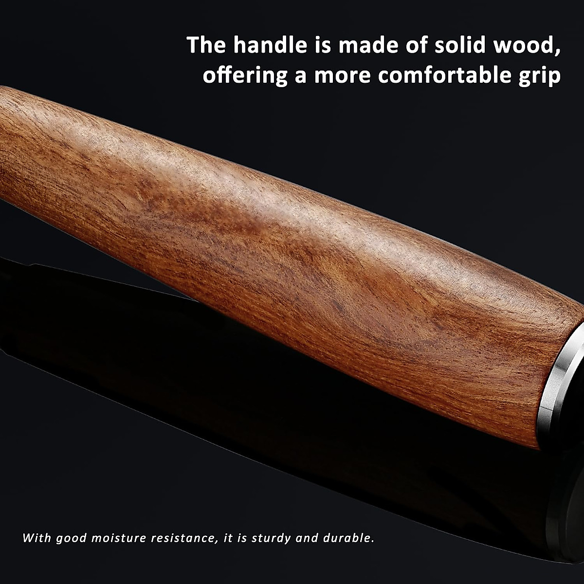 KULUNER Premium 304 Stainless Steel Multifunctional Kitchen Fruit and Vegetable Peeler with Real Wood Handle，Ultra Sharp Strong Blade