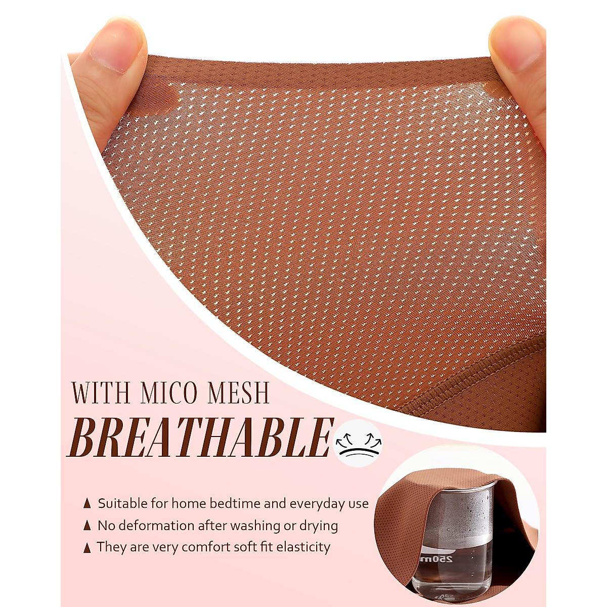 UNDER THE SEA Tummy Control Underwear for Women High Waisted Briefs Seamless Full Coverage Ladies Panties 4 Pack S-XXXL