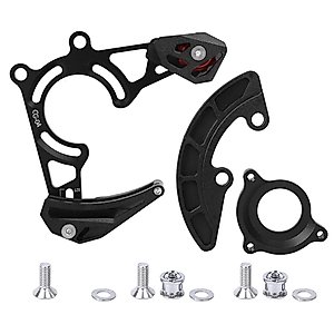 Yuecoom ZTTO Mountain Bike Chain Guide, Aluminum Alloy DH Soft Tail Chain Protector, Single Deck Crankset Chain Guide Frame Guard for 32T-38T Bike