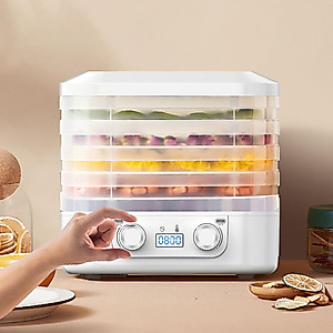 Food Freeze Dryer Machine for Home, Dryer Machine for Candy and Snacks, Food Dehydrator Machine with Digital Adjustable Timer and Temperature Control, for Beef Fruits Meat Vegetables (Blue)