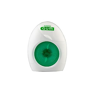 GUM Fine Waxed Dental Floss, Mint - 200 Yards (6pk)