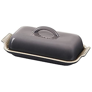Le Creuset Stoneware Heritage Butter Dish, Oyster