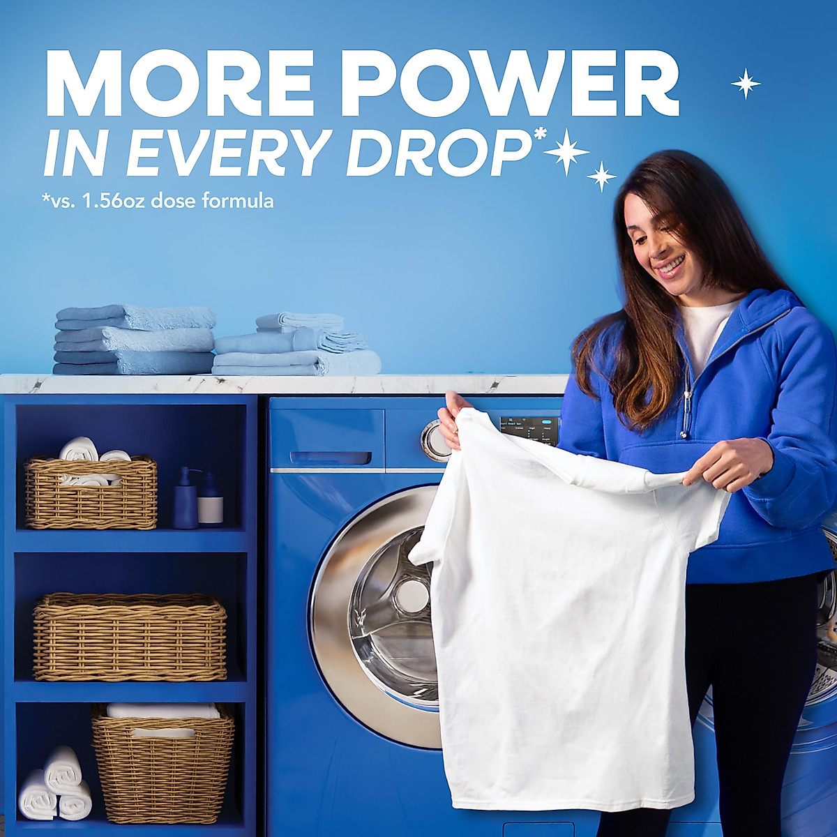 Persil Original Everyday Clean, Liquid Laundry Detergent, High Efficiency (HE), Deep Stain Removal, 2X Concentrated, 82.5 fl oz, 110 Loads